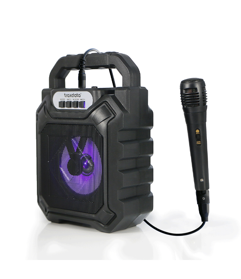 Haut-Parleur KaraoKid, Traxdata 4", Noir